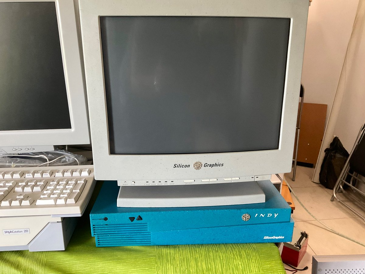 After 24 years I’ve a SGI Indy at home again! ☺️ It is one of the most ...